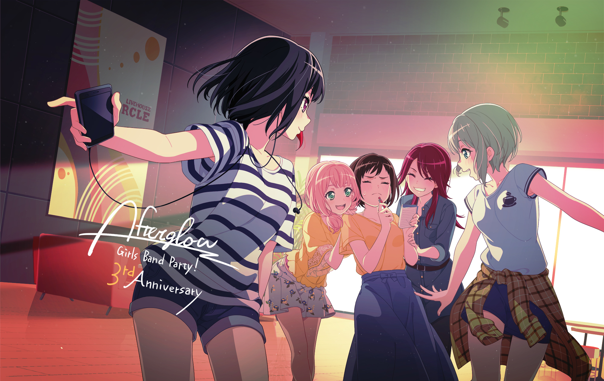 bang dream! aoba moca hazawa tsugumi mitake ran udagawa tomoe uehara himari tagme | #627765 ...